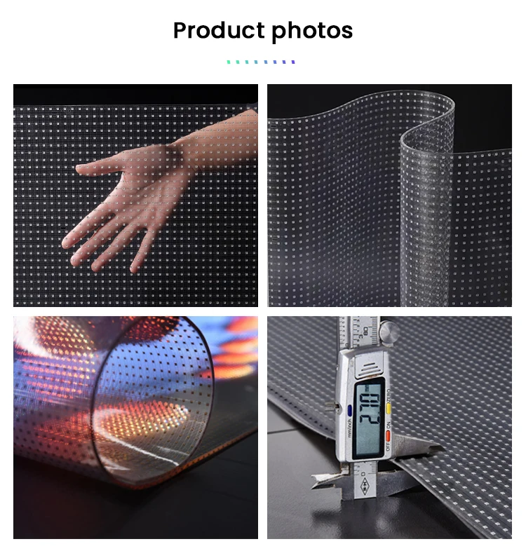 Fast Installation Transparent Adhesive Super Slim Led Screen Display ...