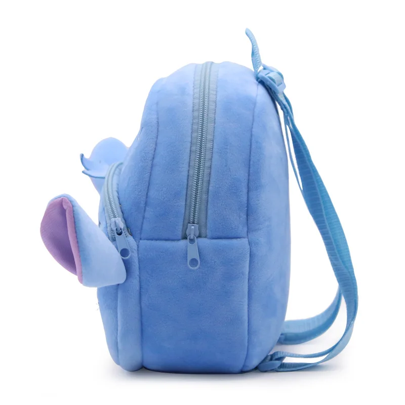 Hot Sale Cartoon Blue Stitch Plush Kindergarten Children Backpack Cute ...