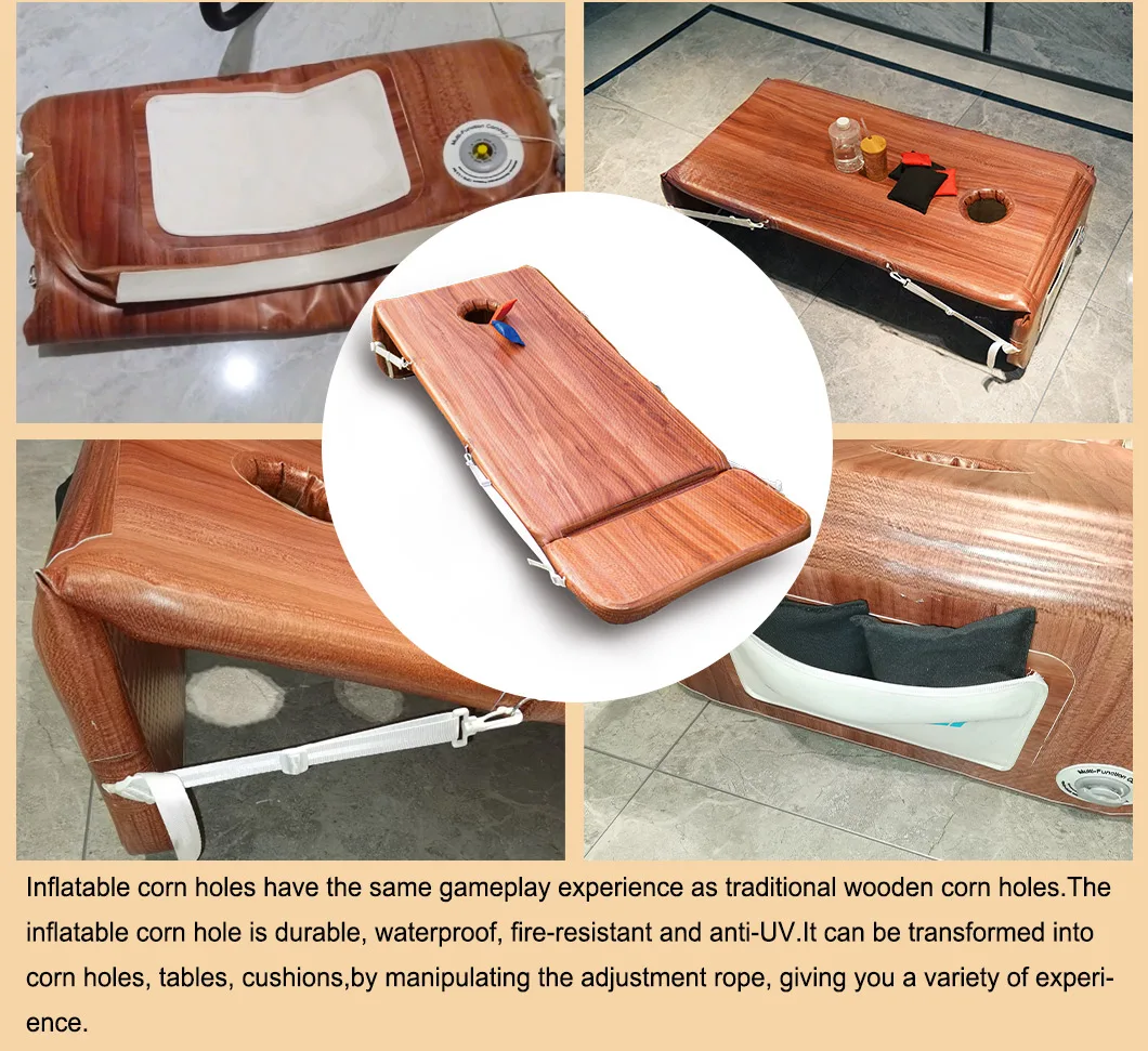 Outdoor Game Inflatable Cornhole Inflatable Floating Cornhole Board Set ...