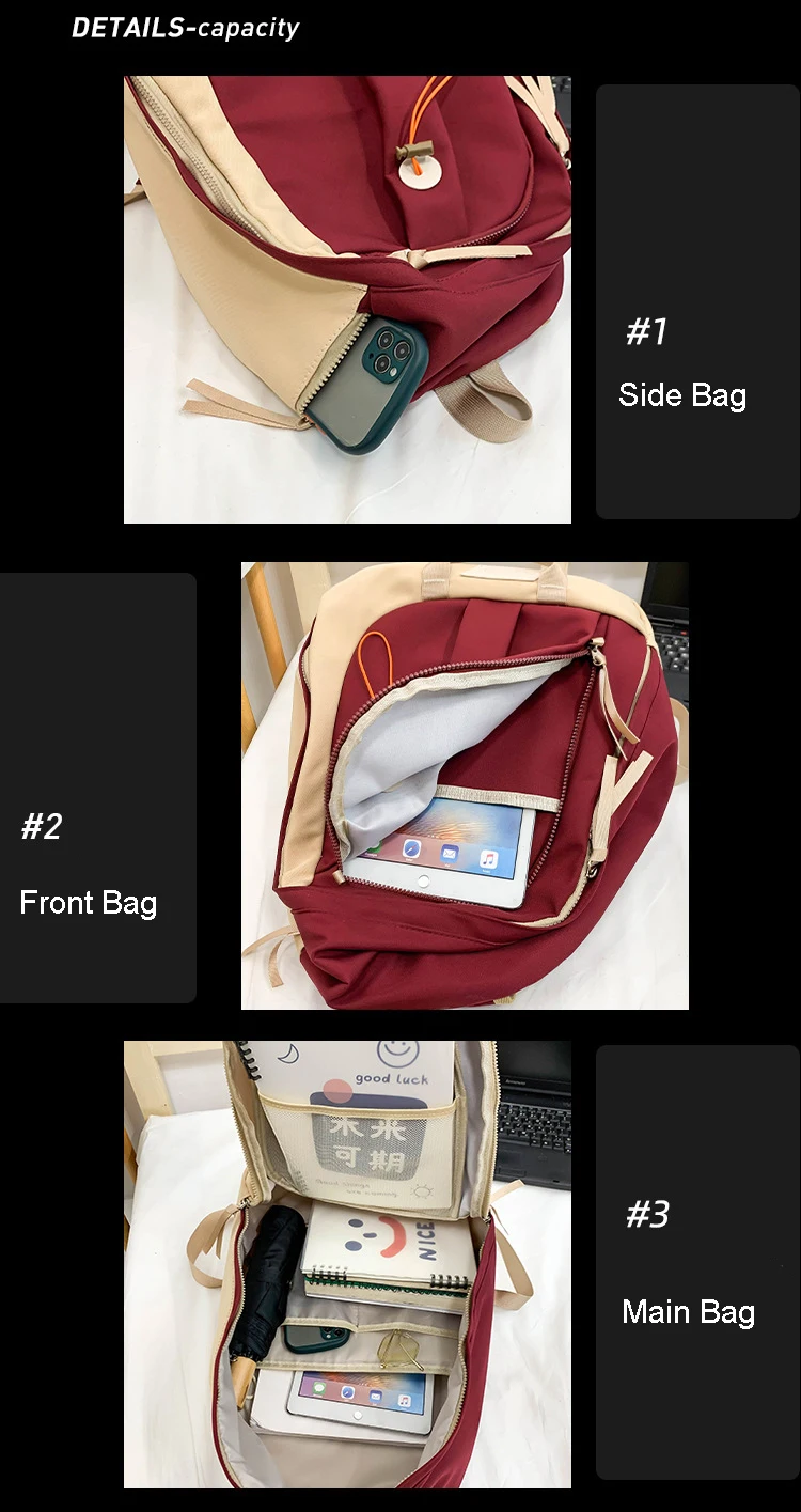 Large Capacity Multifunctional Backpack Leisure Backpack 2023 Mochilas Casuales De Deporte ...