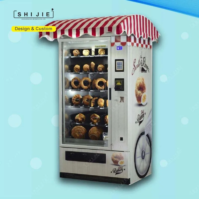 Bread Bakery Vending Machine Donuts Oven Heating Storage Fast Food ...
