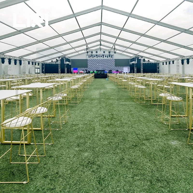 Outdoor Large Clear Span Transparent Event Frame Tent for Weddings and ...