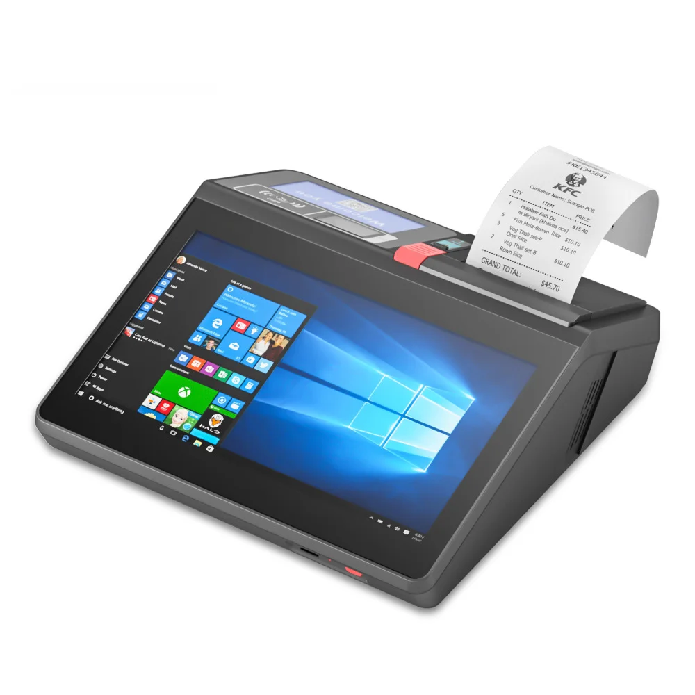 Touchscreen System Hardware All In One Terminal Offline Android Tablet Pos Machine with Barcode ...