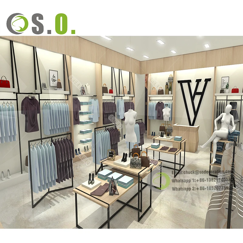 Shero Clothes Shop Interior Design Furniture Boutique Store Clothing ...