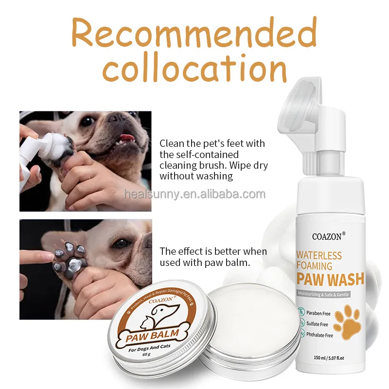 Dogs Feet Cleaning Mousse Cat Claw Washing Foam Moisturize Paws Pets ...