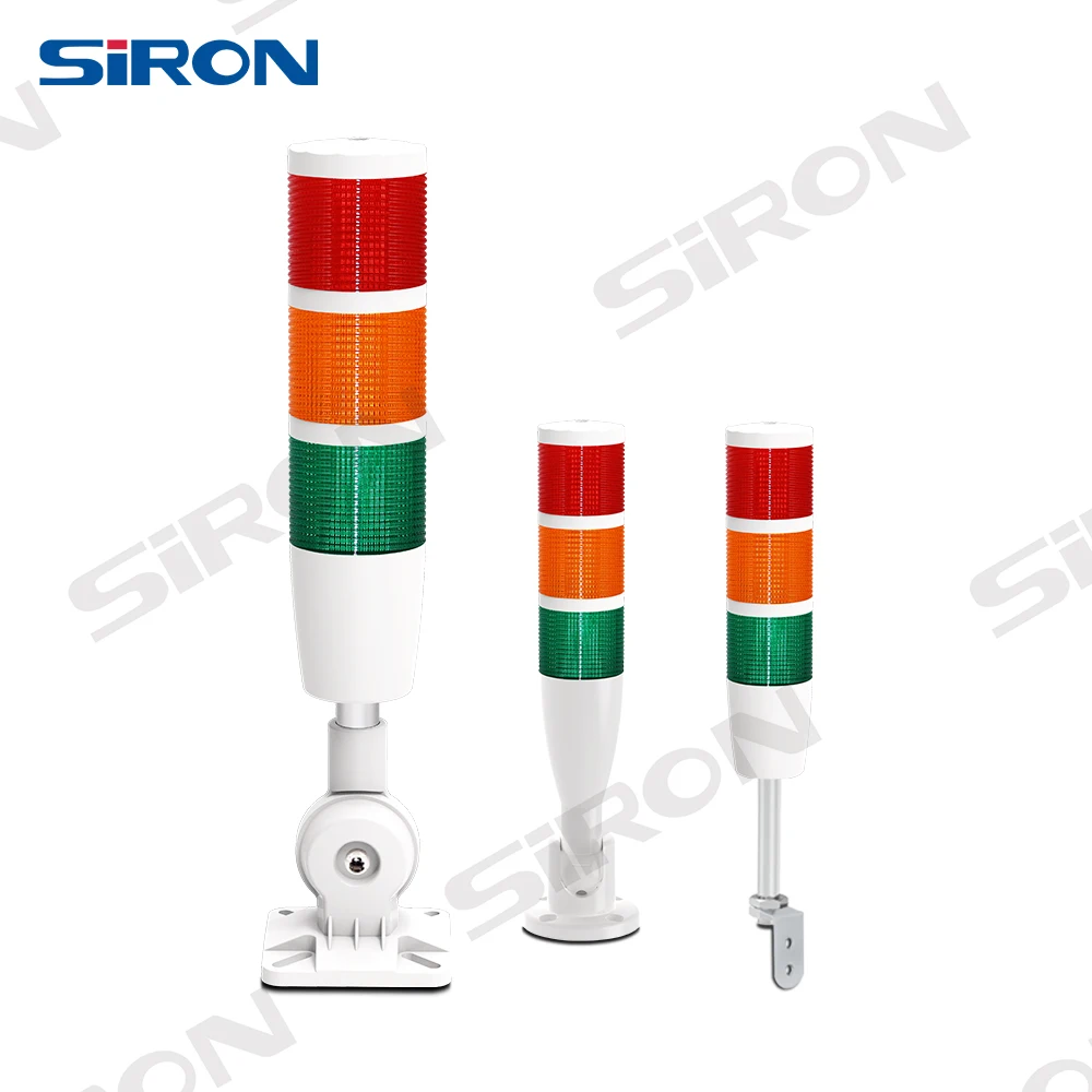 SiRON D017-2 Series Tower Light Led Signal 24V Multicolor Beacon ...
