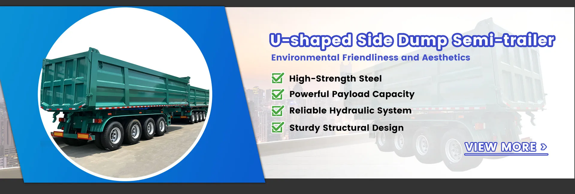 Best Price-4 Axle U Shape Hydraulic Cylinder Rear End Dump Tipping ...