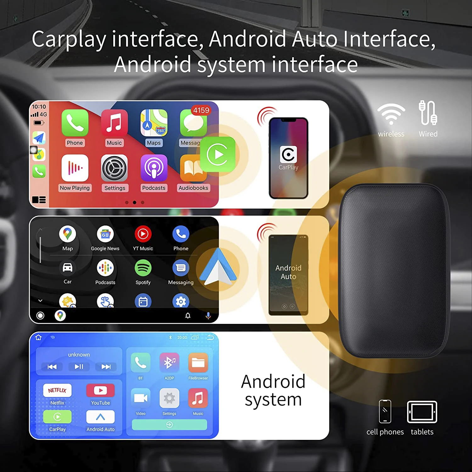 Grandnavi Ai Box Carplay Android 8.1 Smart Multimedia Box Carplay Ai ...