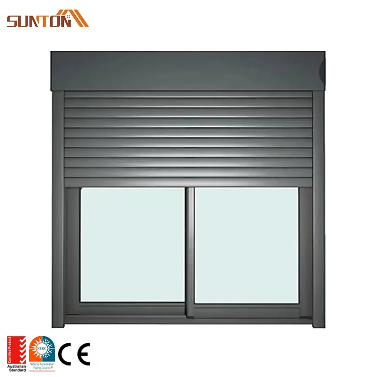 Custom Modern Modern Aluminum Glass Sliding windows with Inner ...