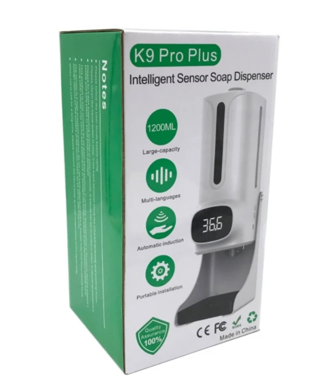 Tripod Stand K9 Pro Plus K9pro Plus Auto Soap Automatic Hand Sanitizer Dispenser Temperature ...