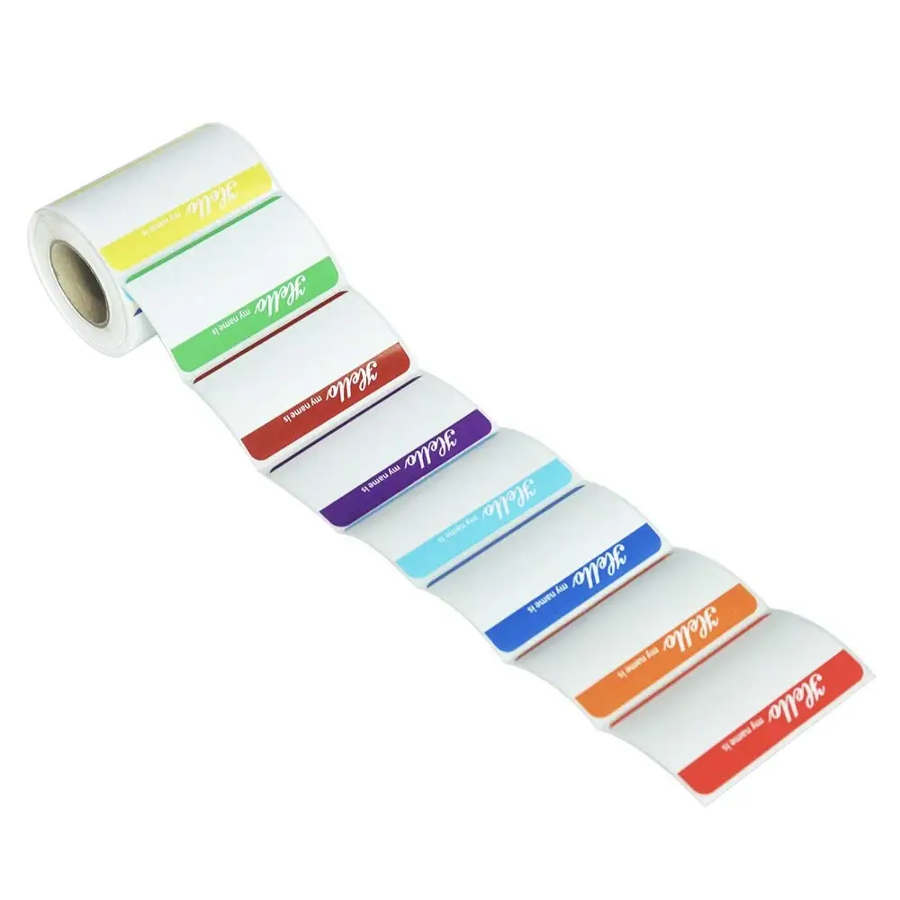 Custom Color Thermal Label Sticker Waterproof Oilproof Strong Adhesive ...