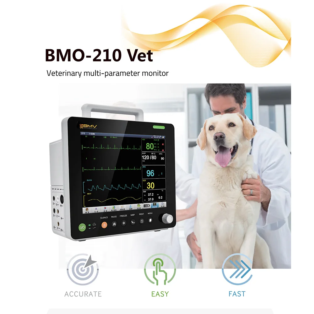 Veterinary Multiparameter Patient Monitor Hospital Clinic Equipment for ...