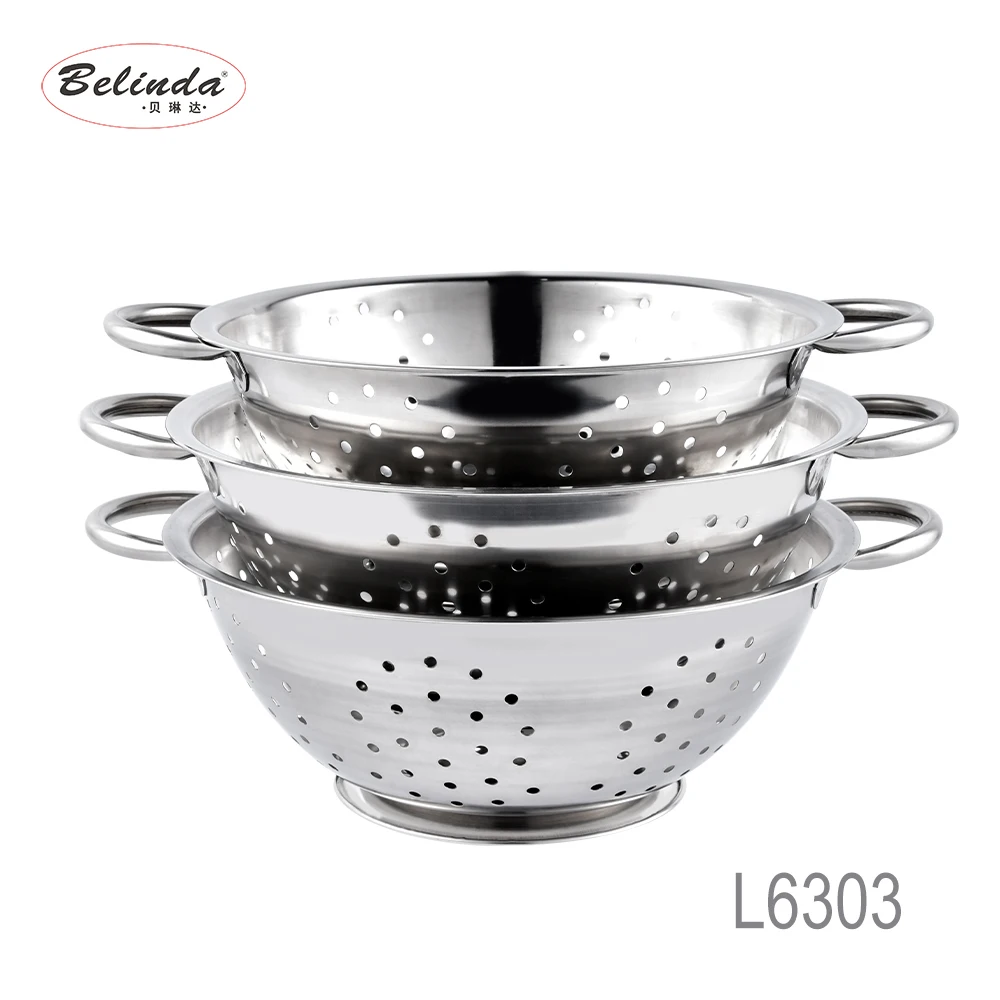 Stainless Steel Deep Colander - Buy Wholesale Supplier Cooking Tool ...