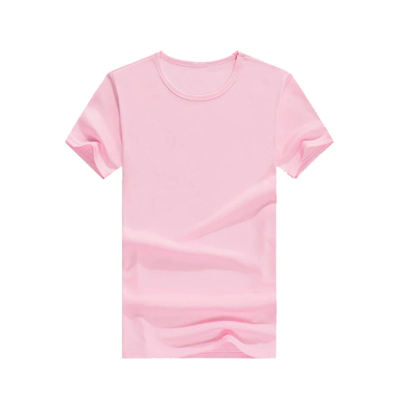 Wholesale Solid Color OEM Logo Custom Polyester T-shirts