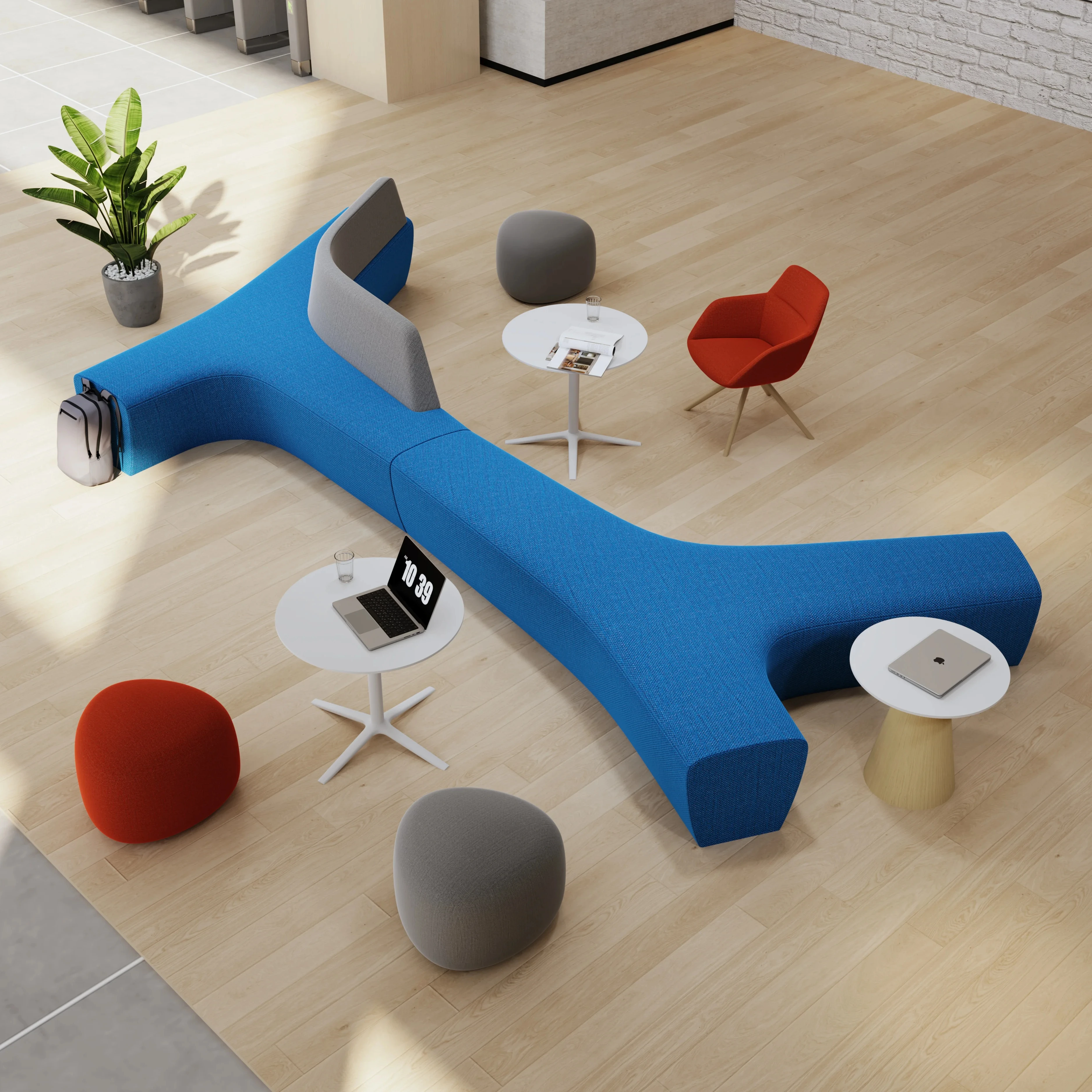 Versatile Modern Modular Sectional Sofa Set Reclining Design for Office ...
