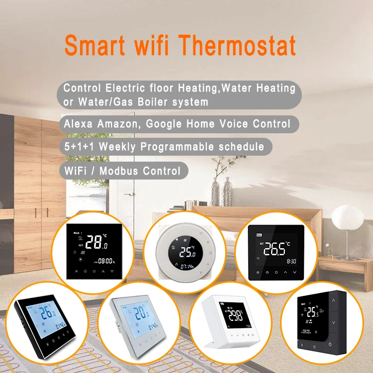 Intelligent Digital Programable Home Temperature Controller Wireless ...