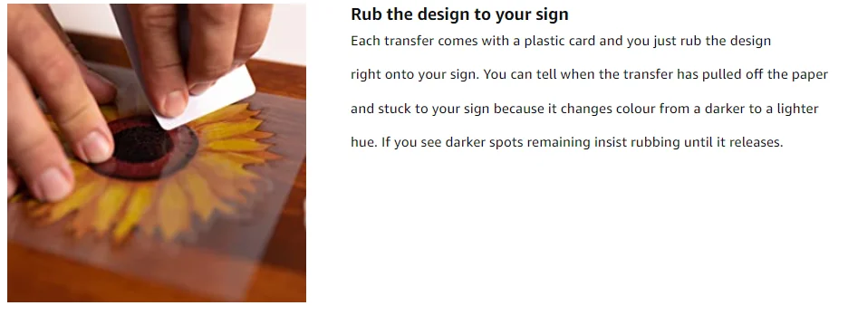 Rub on Sticker Transfers - Versatile Decorative Stickers