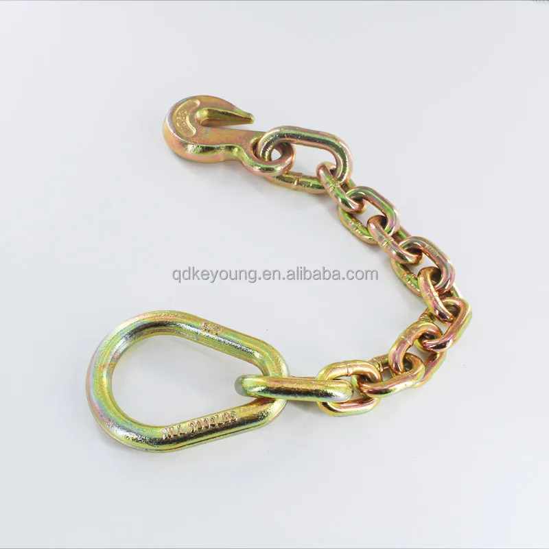 High Quality G80 Grade Iron and Steel Welded Chain with Eye Hook ...