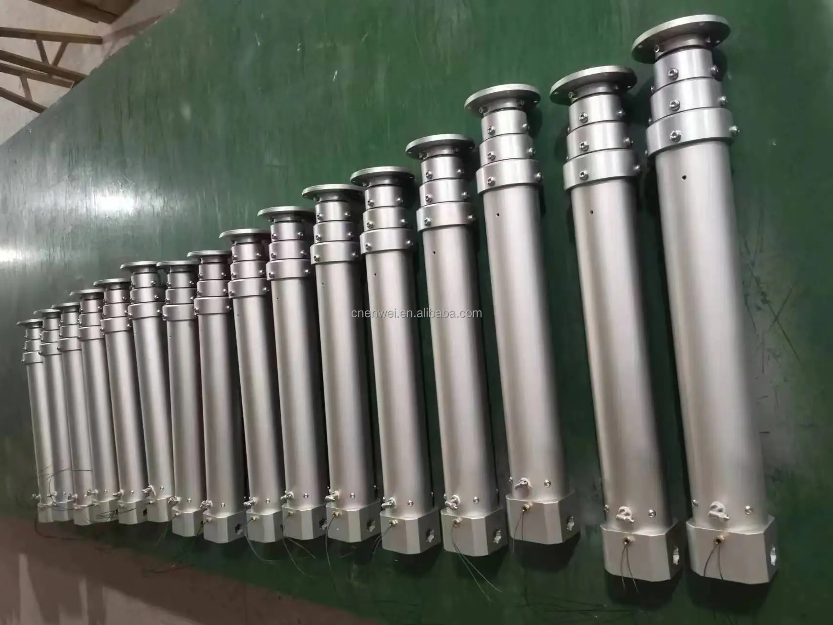 Ce Approve Enwei- Q Series Pneumatic Telescopic Mast Pole For Light ...