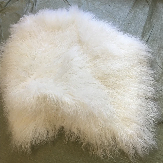 Long Hair Mongolian Lamb Plush Fur Rug - Buy Plush Fur Rug,Mongolian ...