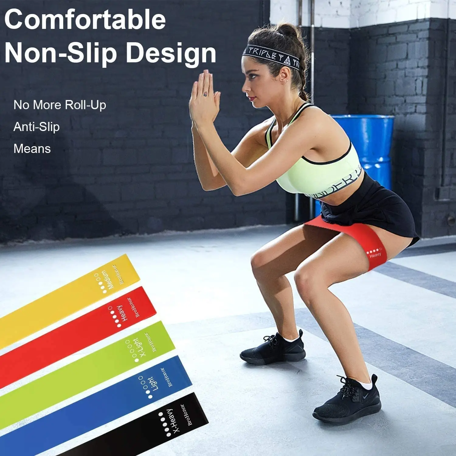 Gym Fitness Workout Elastic Rubber Bands - Strength Training