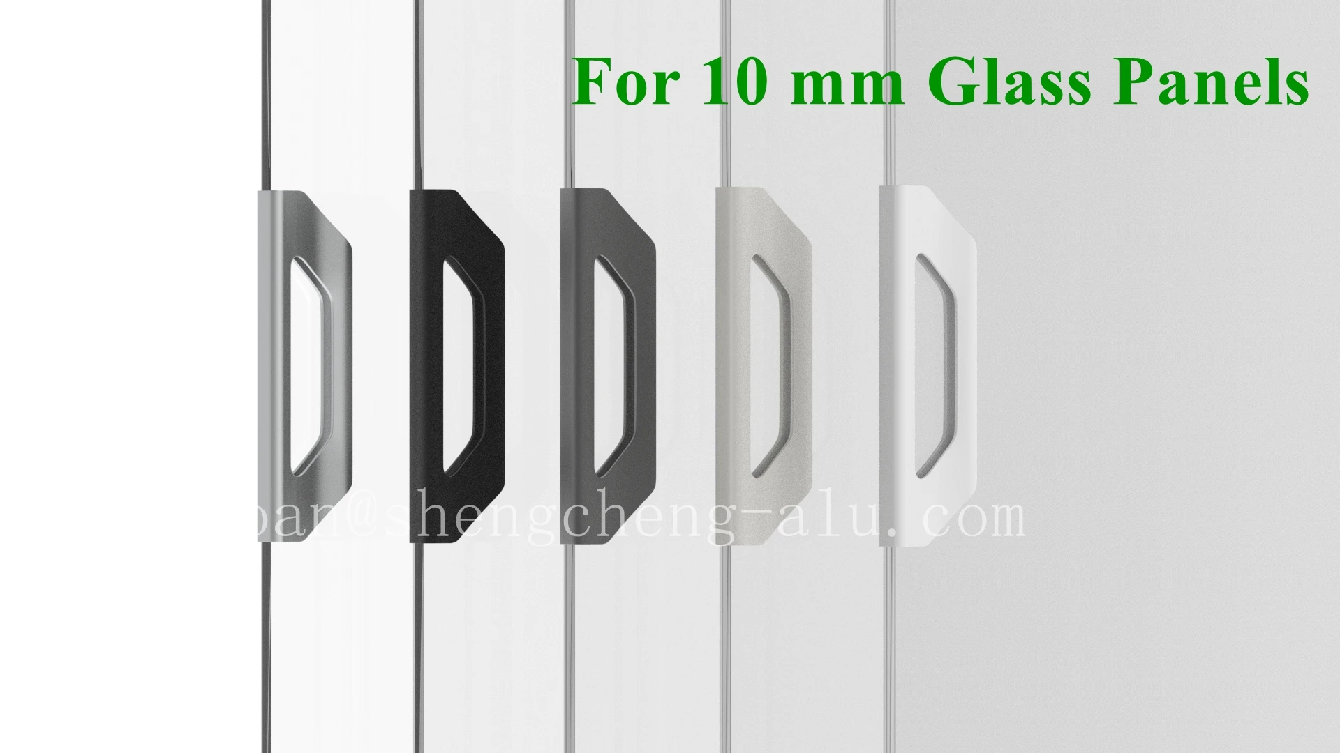 Aluminium Door Handle for Glass Sliding Door Panels