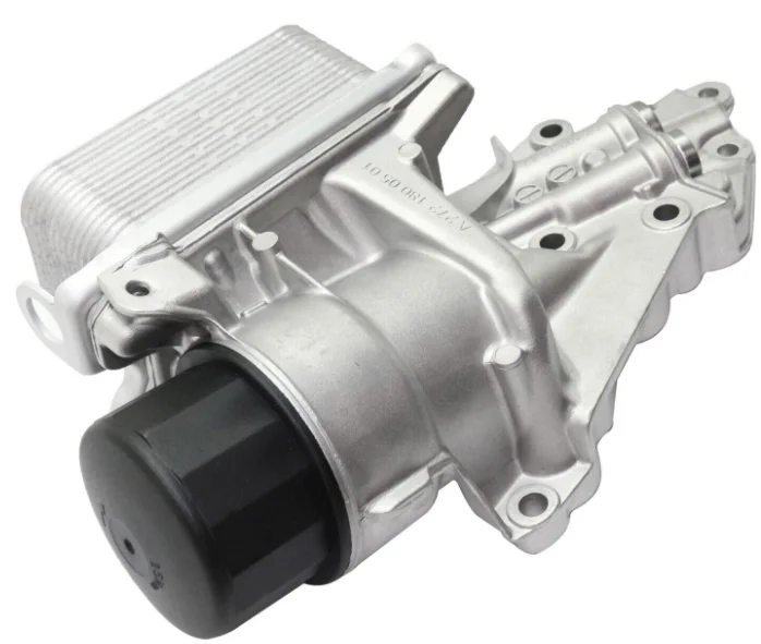 Engine Part Oil Filter Housing With Oil Cooler For M-ercedess-b-enzs ...