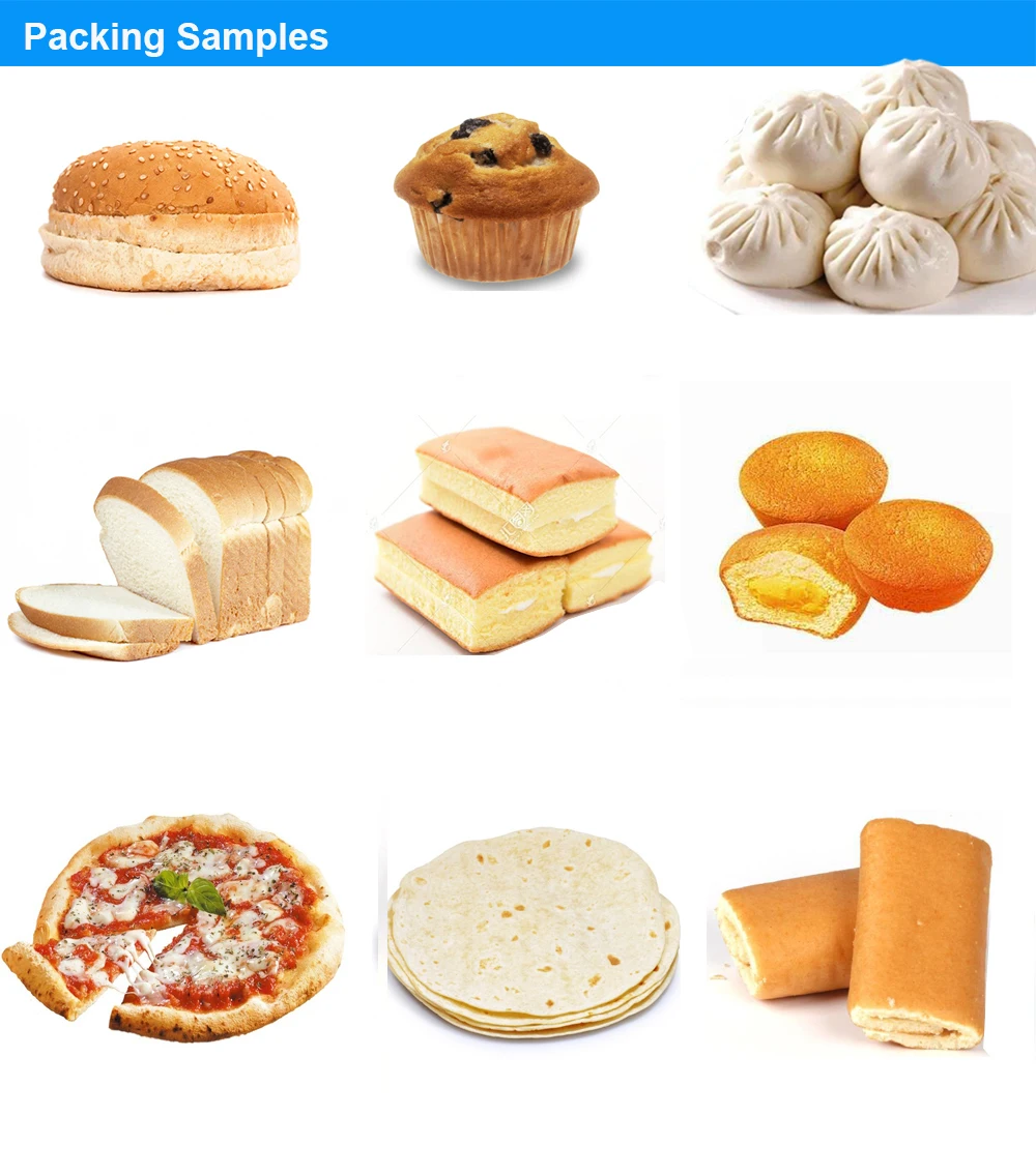 Ruipuhua Automatic Frozen Burger Bun Donut Horizontal Pillow Type Flow ...