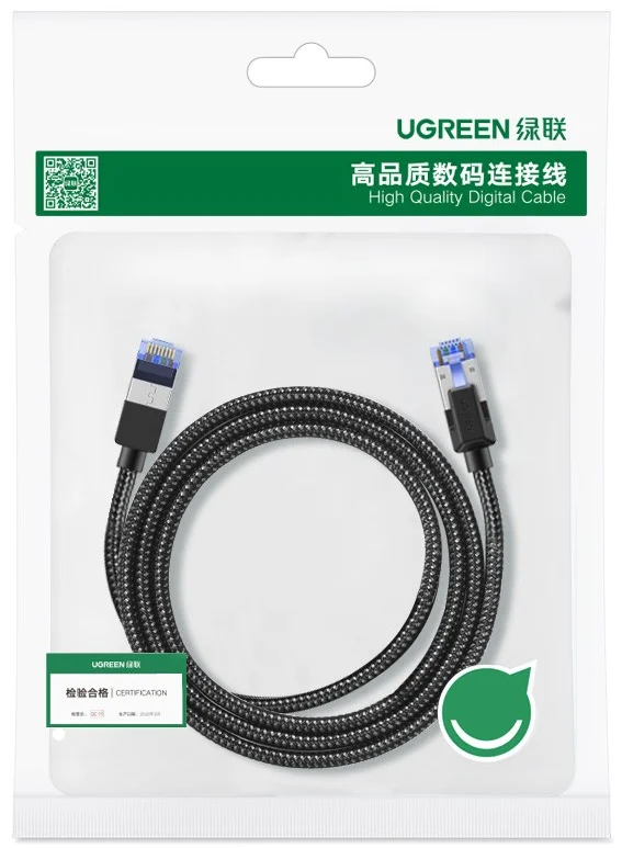 UGREEN Cat 8 Ethernet Cable - High Speed 40gbps Network Cord