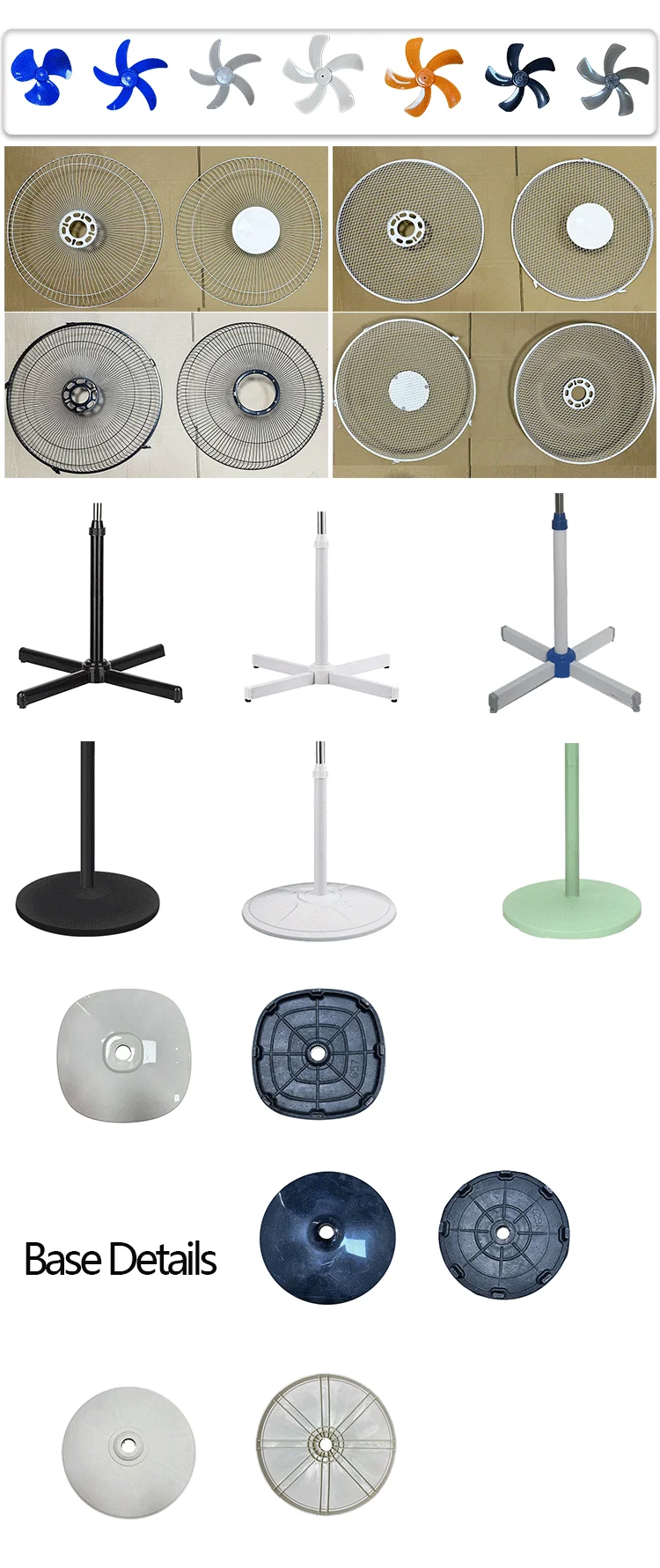 Electric Fans for Home High Speed Black Style 16 Inch Fan 5 Blade ...