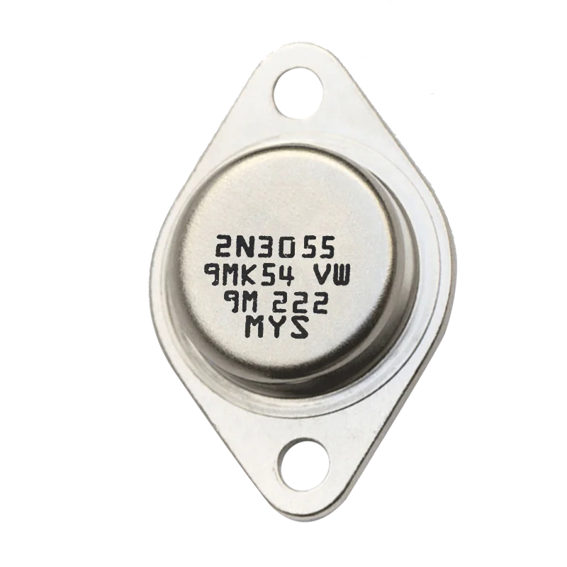 2N3055 NPN Transistor 60V 15A TO-3 BJT Designed for General-Purpose ...
