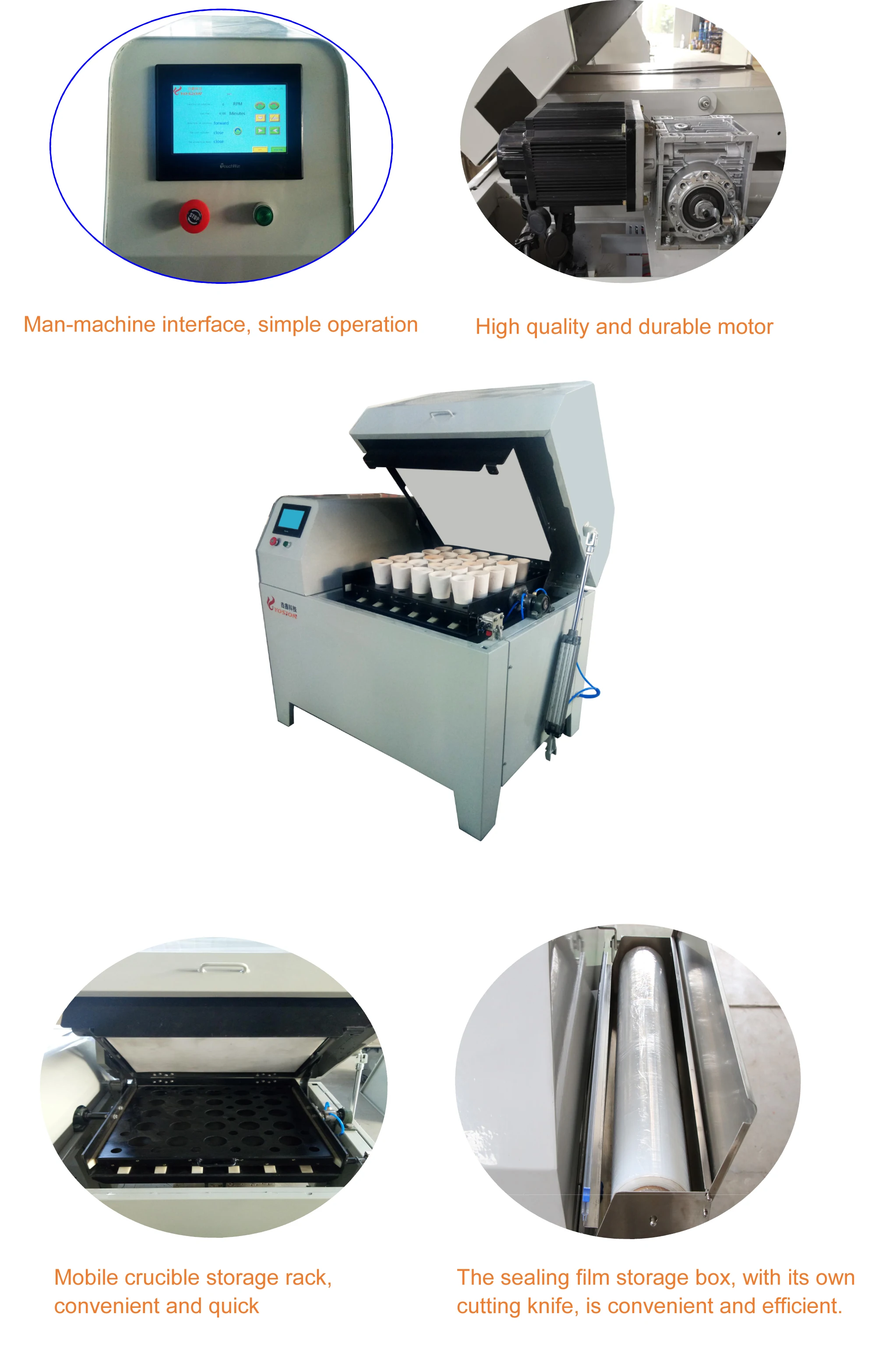 Fire Assay Lab Automatic Mixing Device Crucible Mixer/flux Mixer - Buy ...