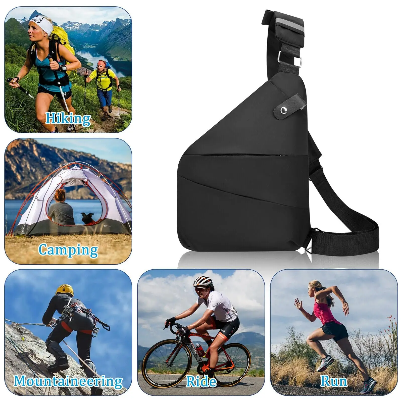 E2817 New Arrival Anti-theft Chest Waterproof Sing Bag For Men Travel ...
