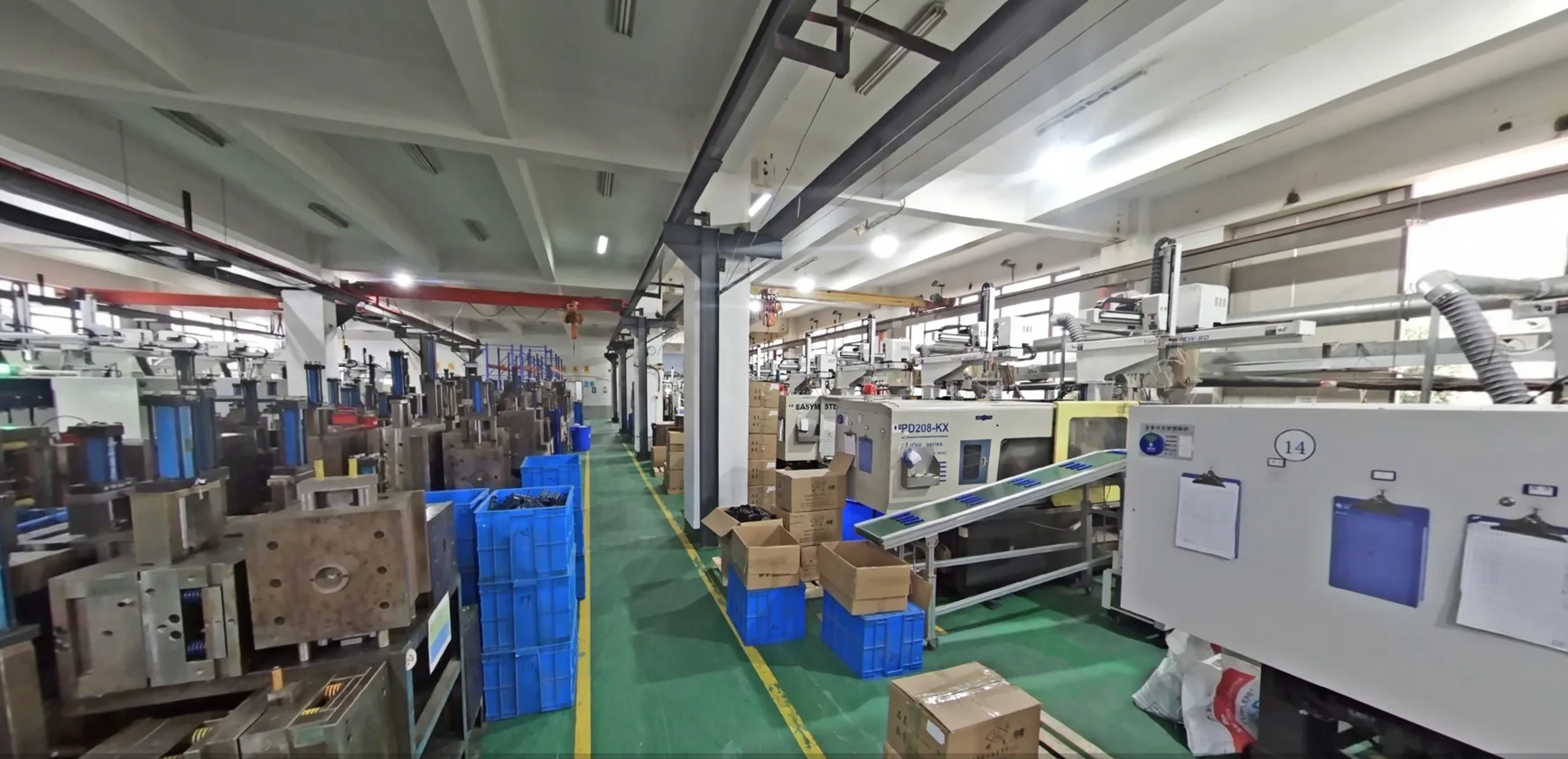 Turning Modular Belt Conveyor with Fixed Inner Radius