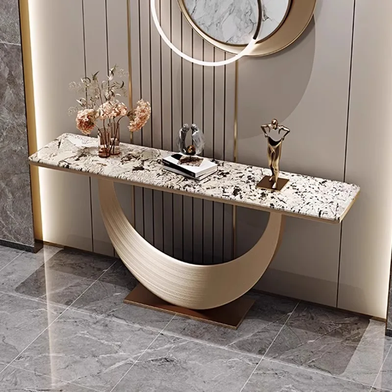 Elevate Your Space with Our Modern Marble Console Table