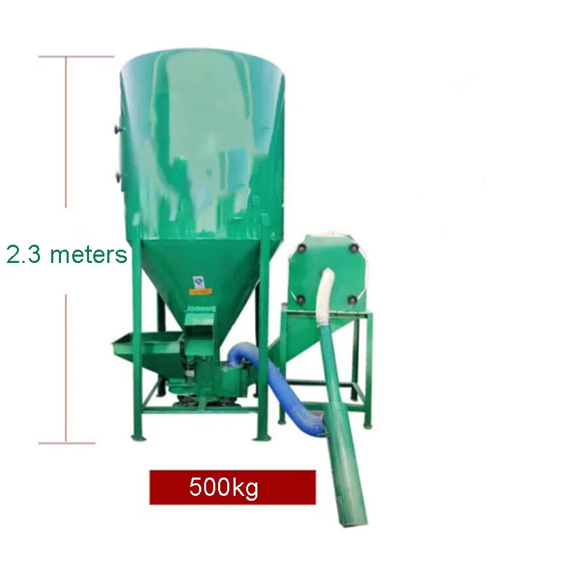 Household Vertical Feed Mixer 500kg 1000kg Feed Mixer Machine Poultry ...
