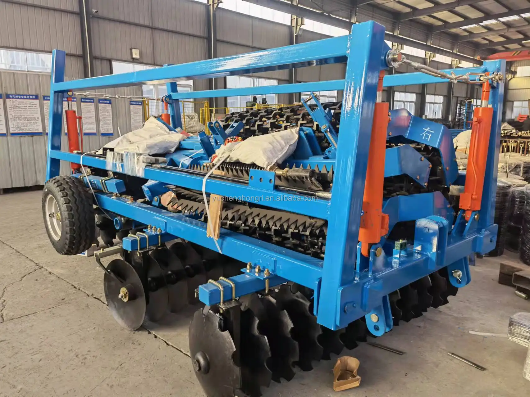 Heavy Duty Farm Tractor Hydraulic Combined Land Preparation Machine ...