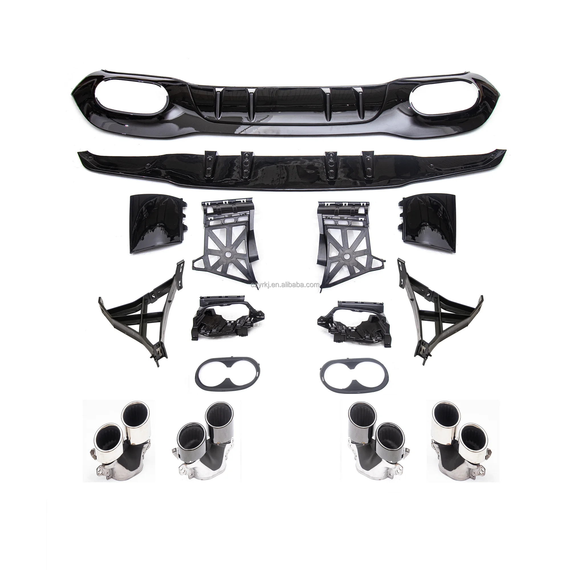 Car Accessories Rear Bumper Diffuser Exhaust Tip For Benz A Class W177 ... Car Accessories Rear Bumper Diffuser Exhaust Tip For Benz A Class W177 ...