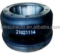 Front Rear Trailer Brake Drum 21021114 for ROR - OEM Quality