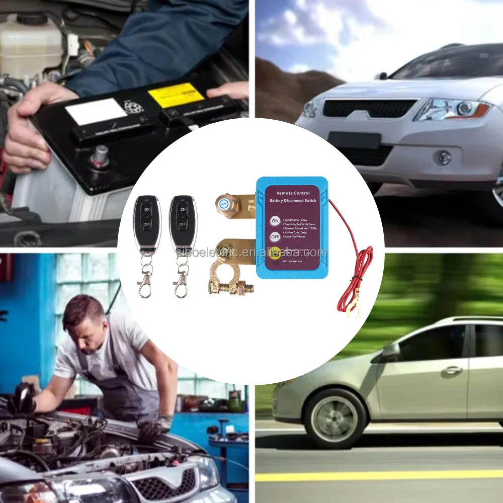 Car Kill Switch 12V 240A Remote Battery Disconnect Switch Automatic Car ...