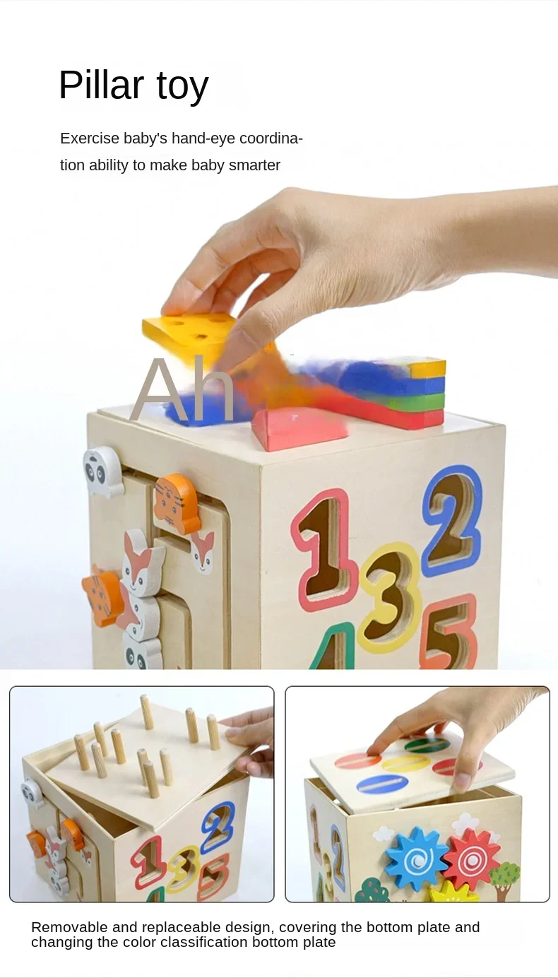 Montessori Multifunction Treasure Chest Children Early Educational ...