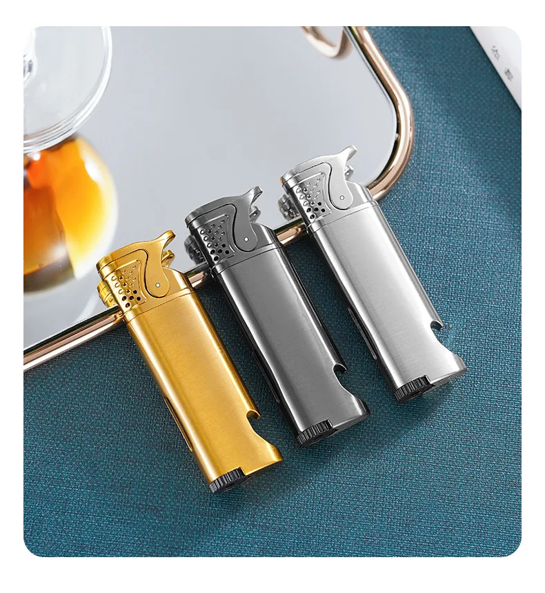 Alibaba.com: Windproof blue jet flame lighter with bottle opener ...