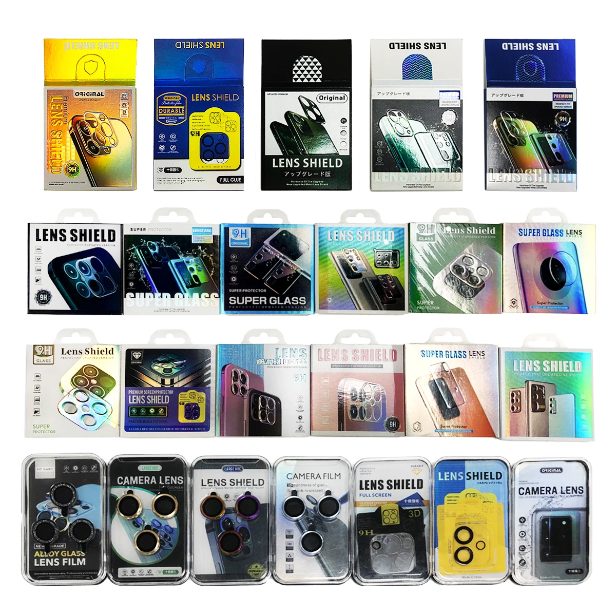 Luxury Luminous Camera Lens Protector For Iphone 13 Pro Max 12 11 ...