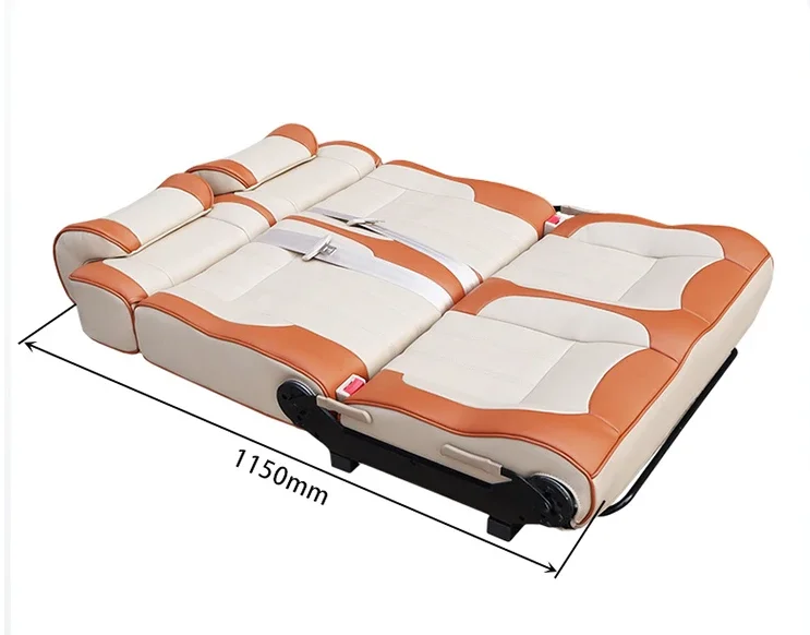 Customized Luxury Comfortable Leather Reclining RV MPV Van 2 Seat 3 Seat Sofa Bed
