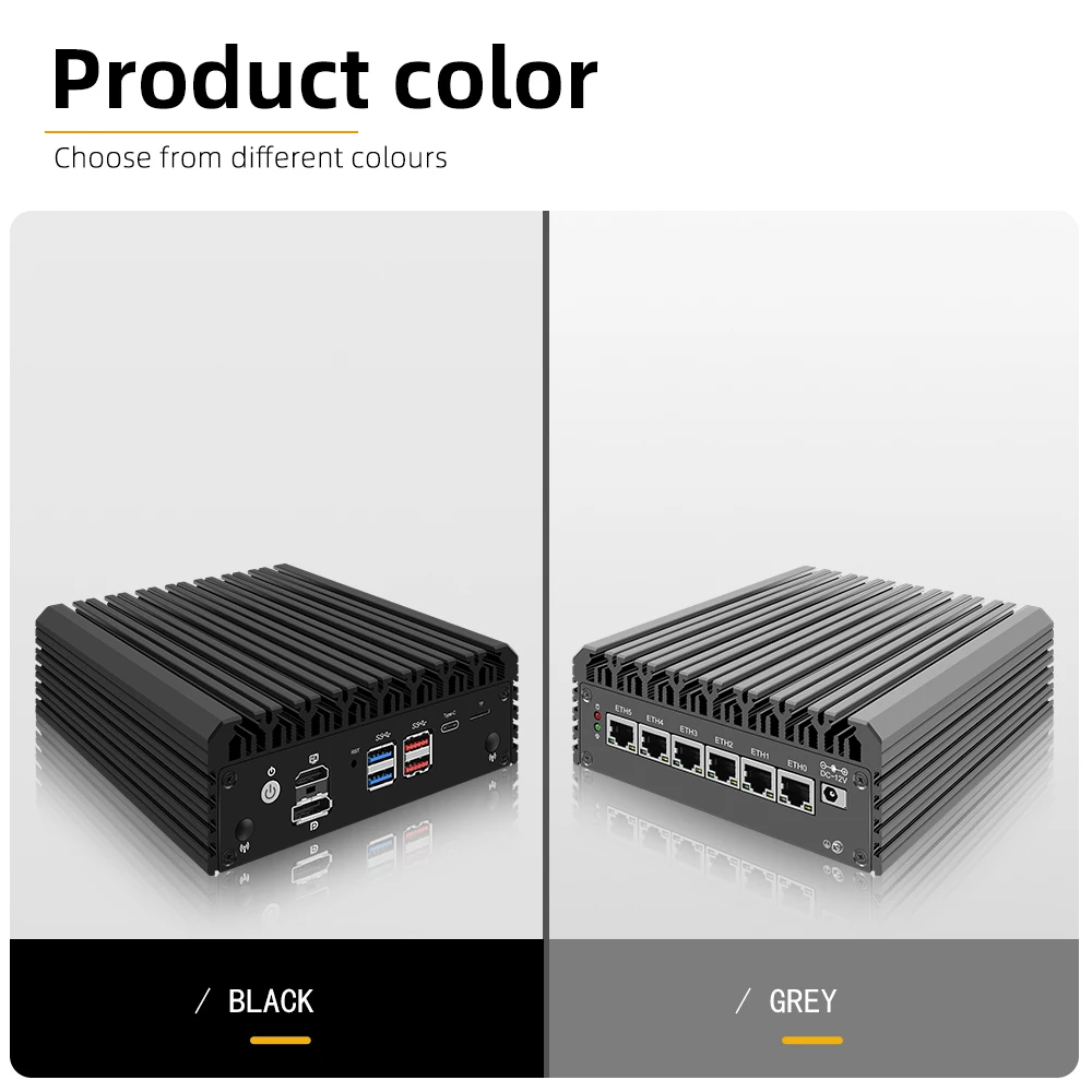 6x2.5gbe Intel I226v Core I7 1265u I5 1235u I3 1215u Firewall Appliance ...