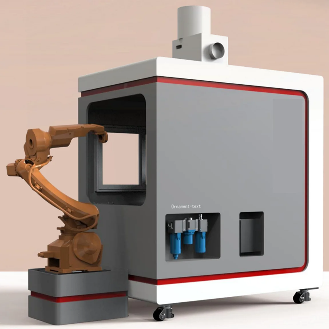 Water Jet Deburring Machine After The Processing Of Cnc To Remove The ...