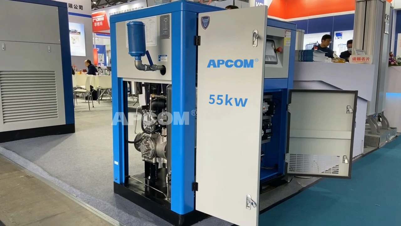 Low Noise Apcom 40 Cfm 10 Hp 7.5 Kw Oilfree Air-compressors 40cfm 10hp ...