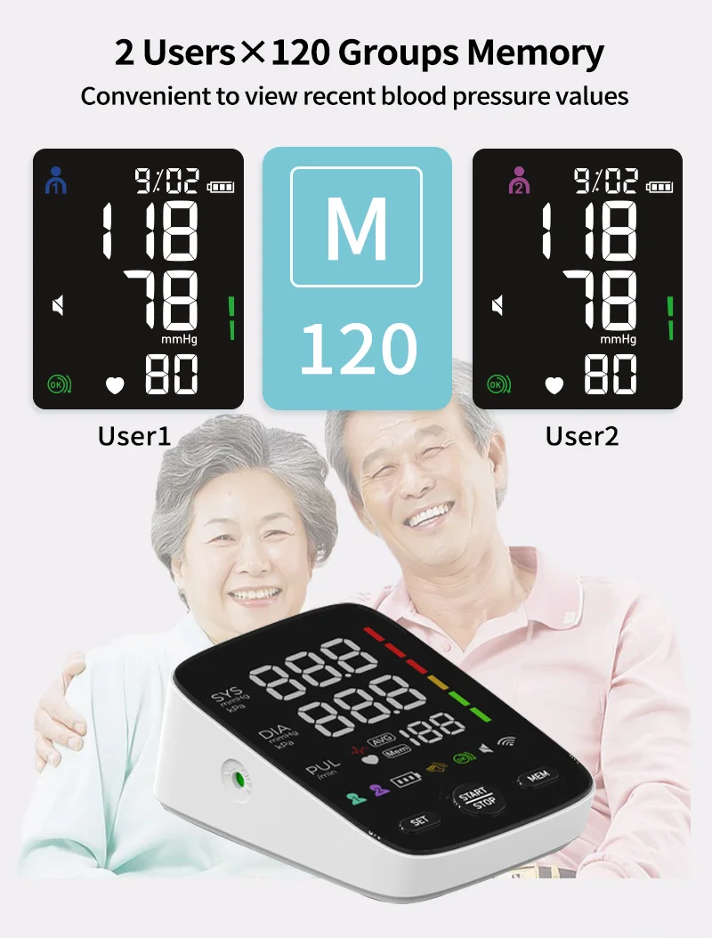 Factory Price Ambulatory Rechargeable Upper Arm Blood Pressure Monitor ...