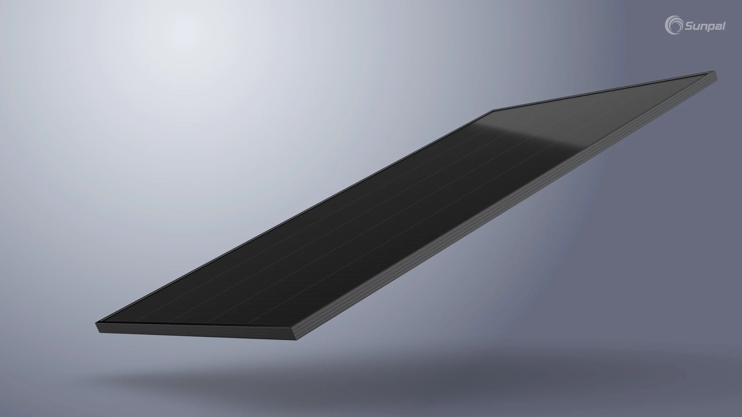 Sunpal Shingled Module Full Black Solar Panels 400 Watt 400w 405w 410w ...