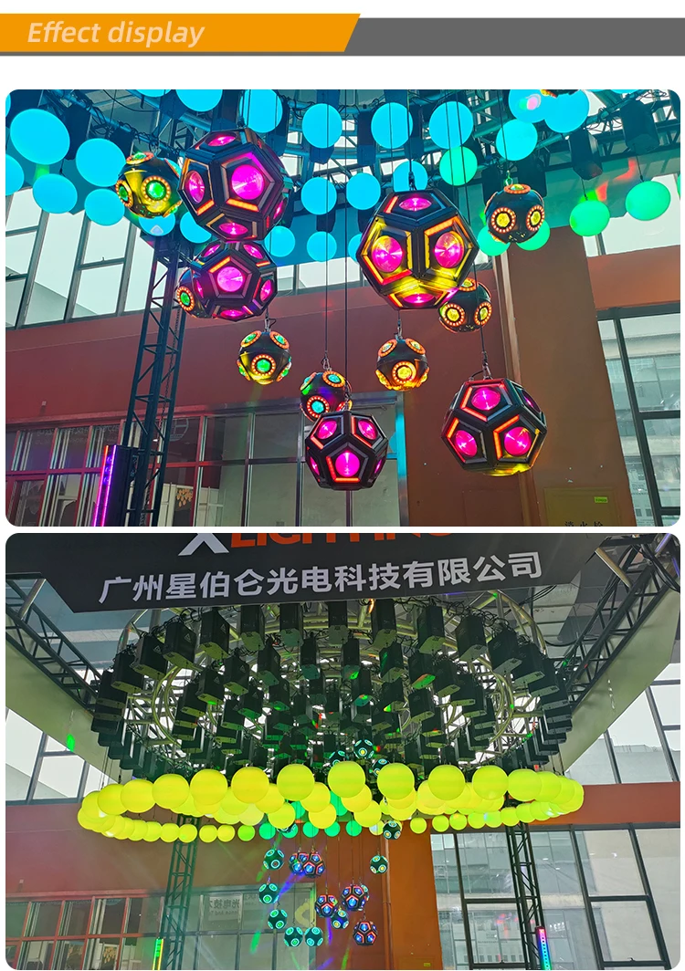 Xlighting Kinetic LED Light Ball - RGB Sphere Lifting Ball